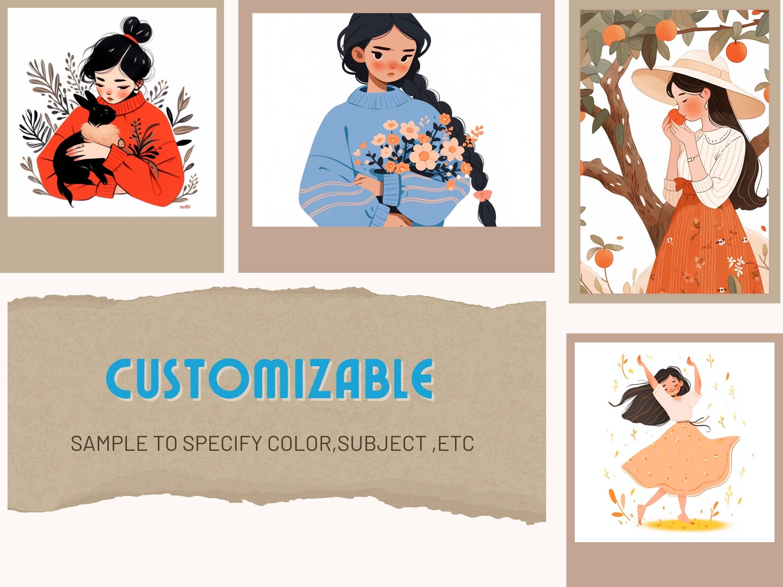 Cottagecore Characters Midjourney Prompts, Whimsical Characters ...