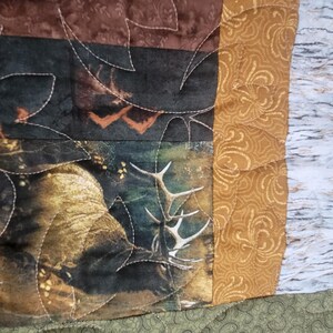 Northwoods Handmade Throw Quilt - Cabin Quilt - Etsy