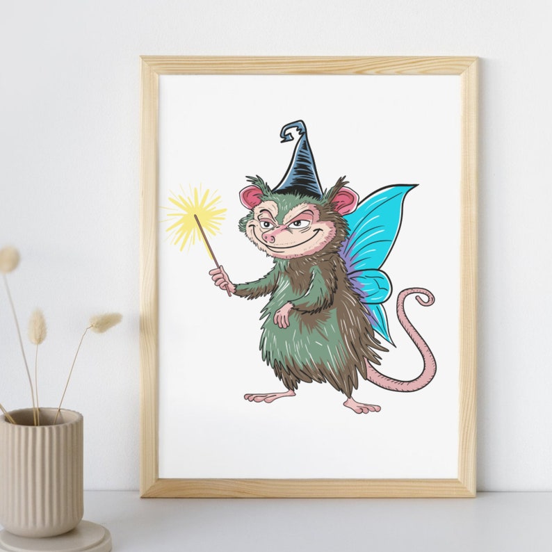 It is I Your Fairy Godpossum Png, Possum Png, Godpossum Png ...