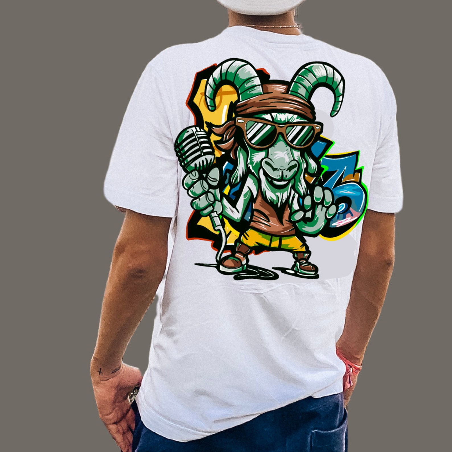 T-shirt Graffiti Goat (4) PNG/ Designs Bundle/streetwear/png/300 Dpi ...
