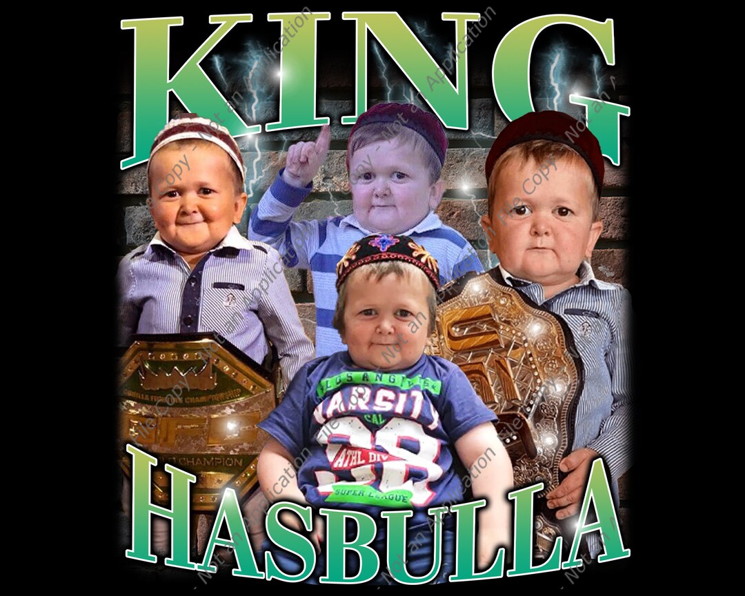 King Hasbulla Png , Hasbulla Design, Ready to Print, 90s, Rapper, Rap ...