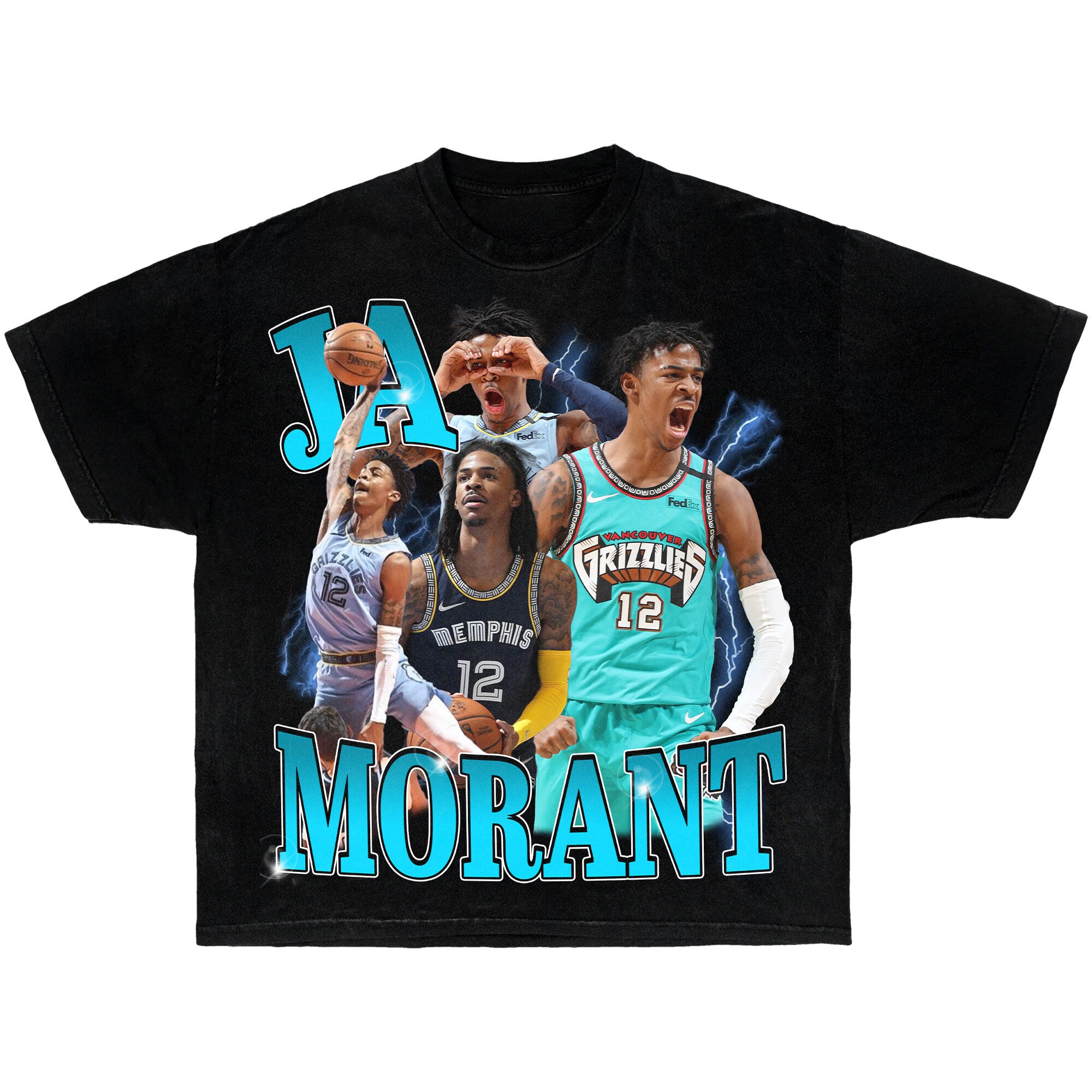 Ja Morant Png File , Tshirt Design , Bootleg Tee Design, Ready to Print ...