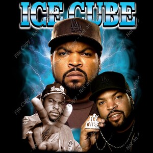 Ice Cube Shirt Design. PNG Digital 4500x5100 Px.retro, 90s Vintage ...