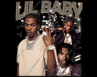 Lil Baby T Shirt Design PNG Instant Download 300 Dpi - Etsy