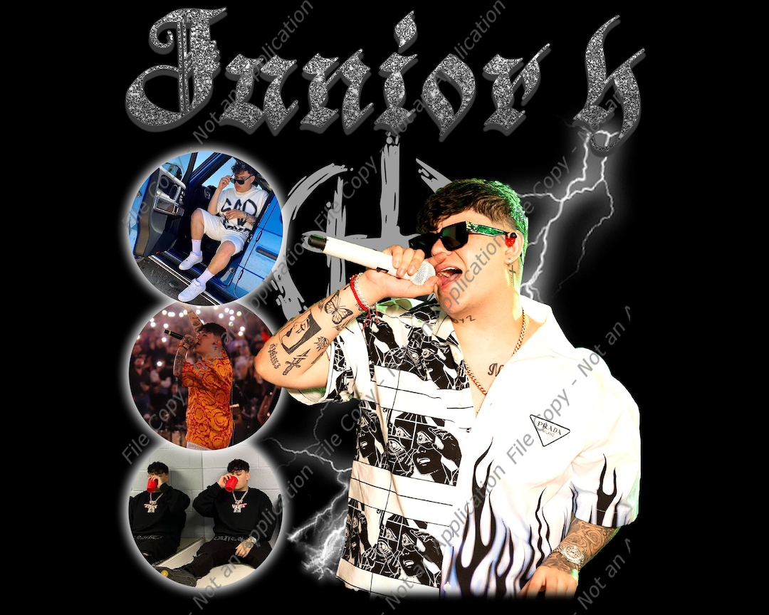 Junior H Png , Ready to Print, Printable Design, Hiphop Artist, Retro ...