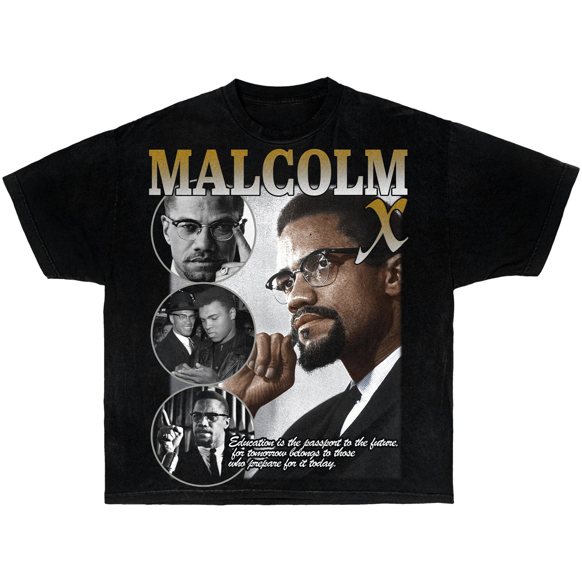 Malcolm X PNG Sublimation DTF - Etsy