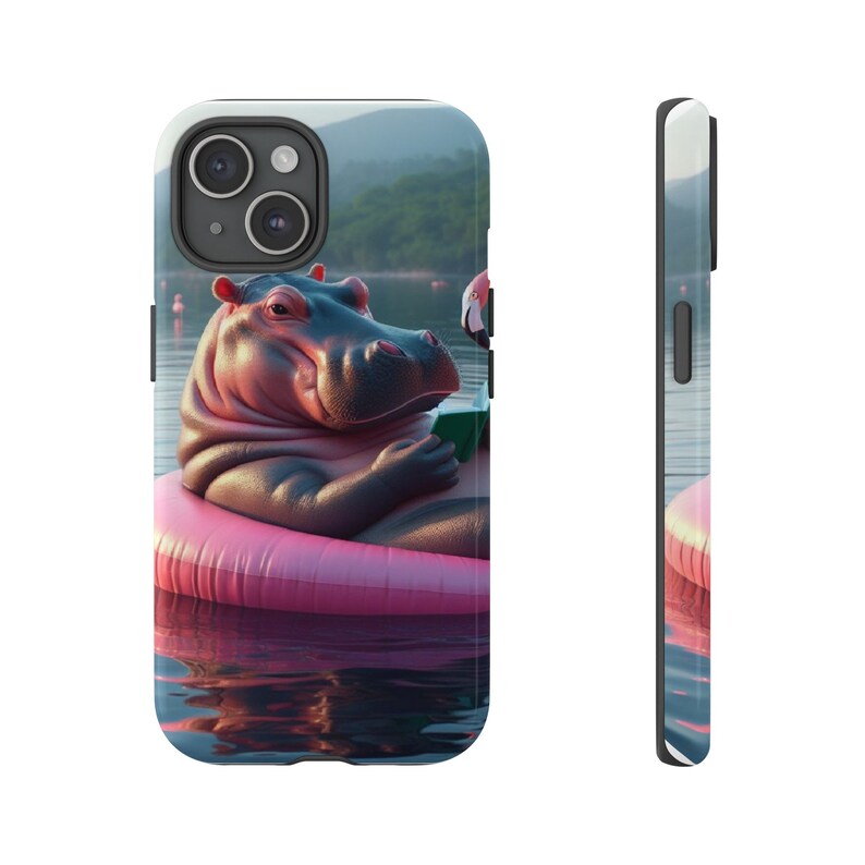 Animal Hippo Lilo: Ultimate Protection Durable Strong Cell Phone Cover ...