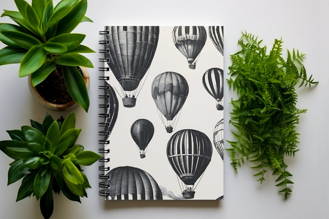 Balloons Notebook - Ruled Line Journal for Notes and Ideas 118 Pages - Etsy