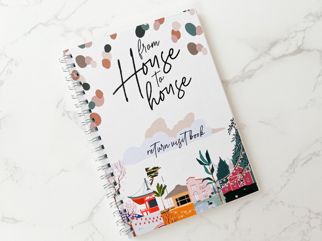JW Return Visit Notebook - From House to House - Ministry Supplies ...