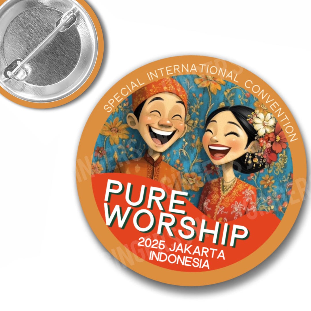 JW Pins - Jakarta Indonesia 2025 Special Convention - Pure Worship - Etsy
