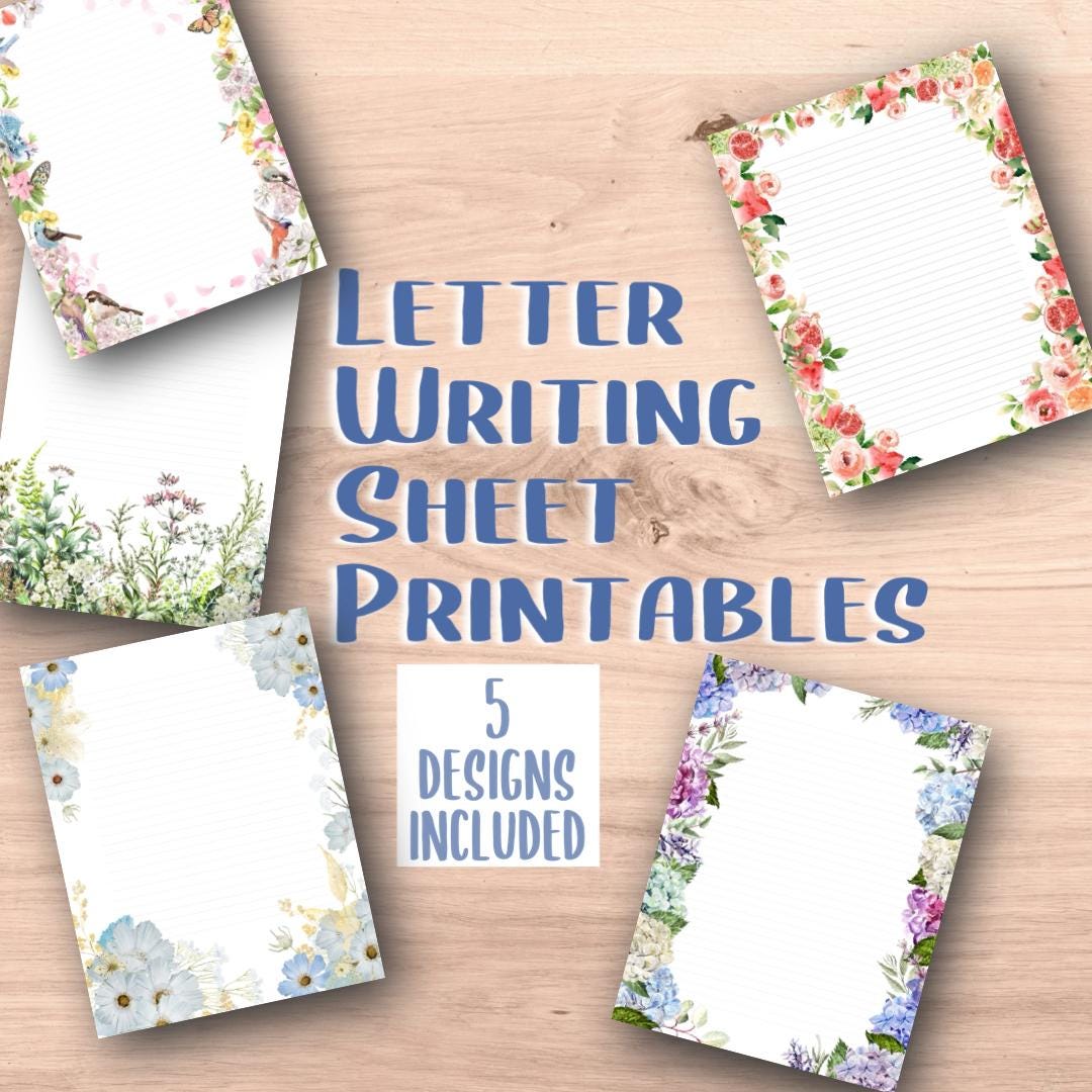JW Printable - Letter Writing Stationary - Etsy