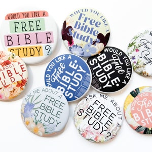 Free Bible Study Mixed Pins - JW Pioneer Field Ministry Gifts - Etsy