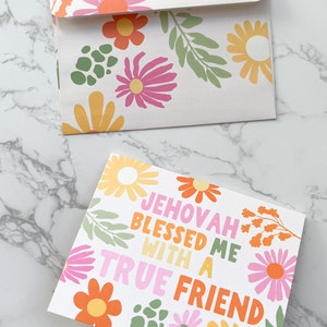 JW Card Greeting- You Are A True Friend - Sister Pioneer Jehovahs ...