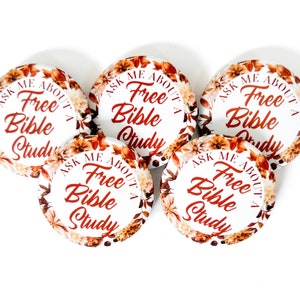 Free Bible Study Pins - Pioneer Field Ministry JW - Etsy