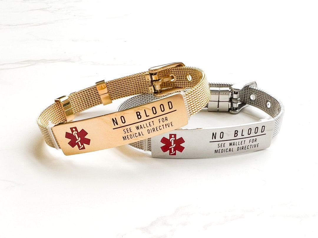 No Blood Bracelet - JW Gifts - Etsy