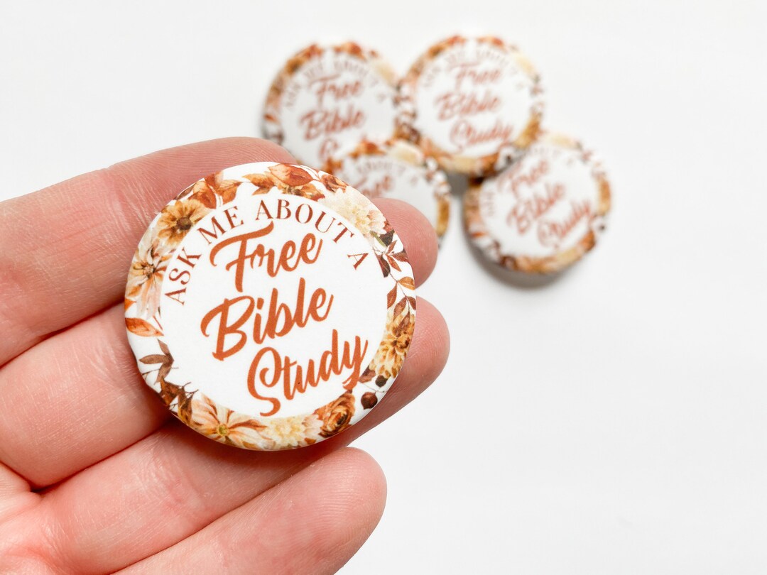 Free Bible Study Pins - Pioneer Field Ministry JW - Etsy