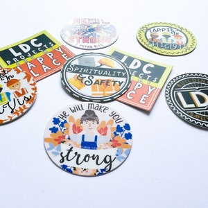 LDC Mixed Hard Hat Sticker - JW Gifts - Etsy
