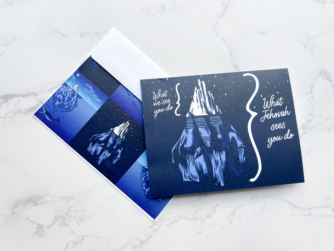 JW Card Greeting - Elder Shepherd - Iceberg Thank You Card Jehovahs ...