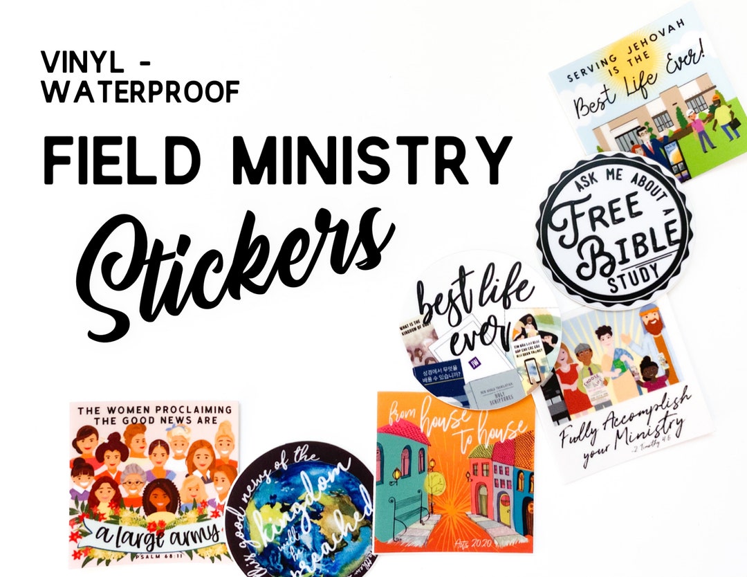 JW Field Ministry Stickers: Jehovah's Witnesses Gifts - Etsy