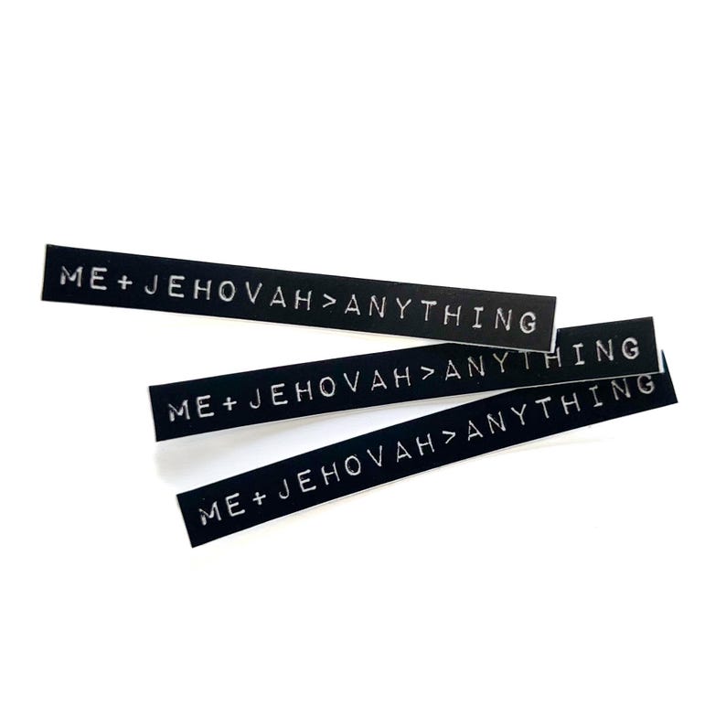 JW Sticker - Jehovah Plus Me is Greater - Jehovah’s Witness Items JW ...
