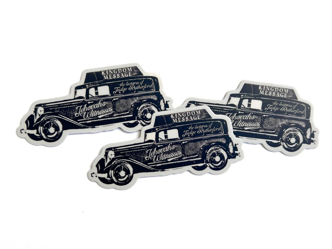 JW Sticker - Sound Car Vintage Judge Rutherford - Nostalgia Jehovah’s ...
