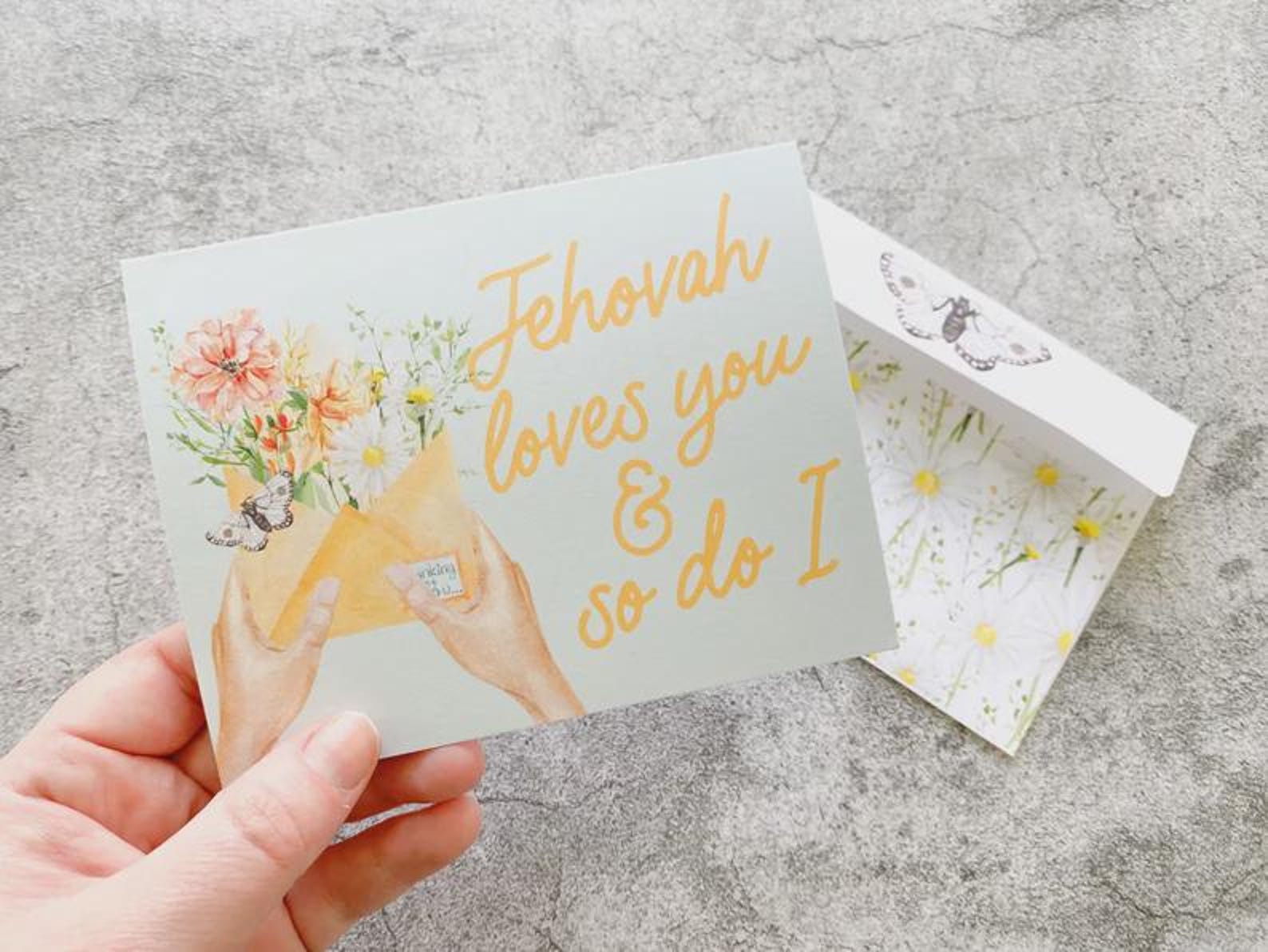 JW Greeting Card: Jehovah Loves You, Encouraging Comfort - Etsy