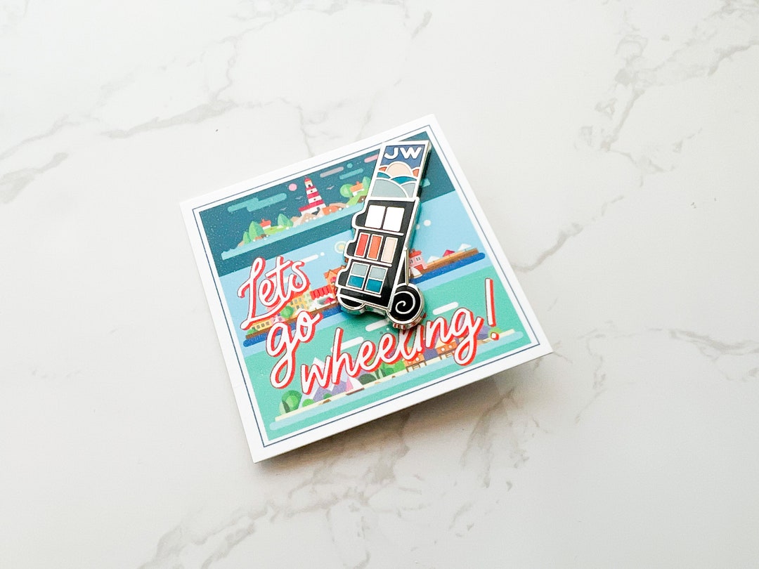 JW Enamel Pin Public Witnessing Cart SMPW Cart Field Ministry Jehovah's ...