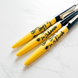JW Gift Pens - Bee Busy for Jehovah Letter Writing Pens- Jehovah's ...