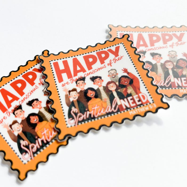 2026 Year Text JW Sticker - Jehovah's Witness Happy Are Those Conscious ...