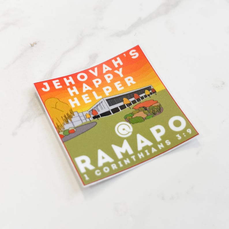 LDC DRC Volunteer Hard Hat Sticker - JW Reaching Out at Ramapo - Etsy