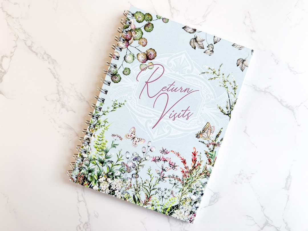 JW Return Visit Notebook - English Meadow- Ministry Supplies Jehovah's ...