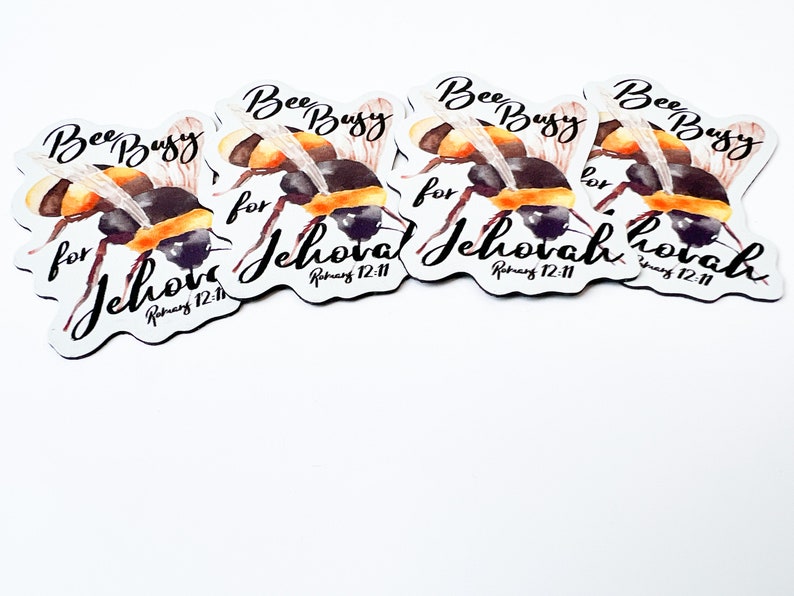 JW Mixed Magnets - Bee Busy for Jehovah - Jehovahs Witness Gifts ...