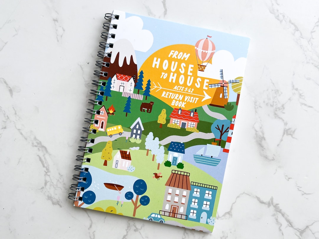 JW Return Visit Notebook - Kids - Ministry Supplies Jehovah's Witnesses ...