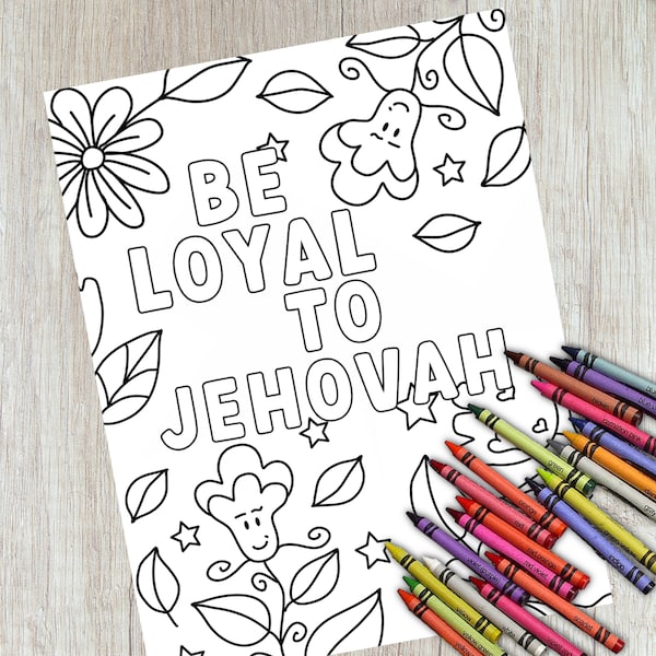 Jw Coloring Pages - Etsy