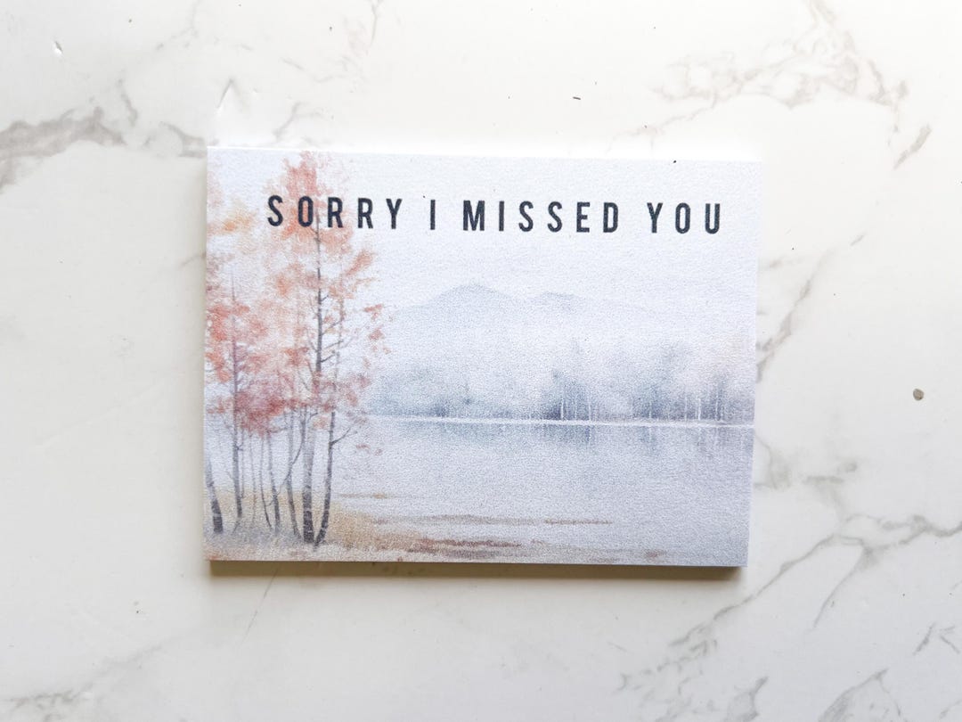 Sorry I Missed You Sticky Notes -JW Gifts- Pioneer Auxiliary - Etsy