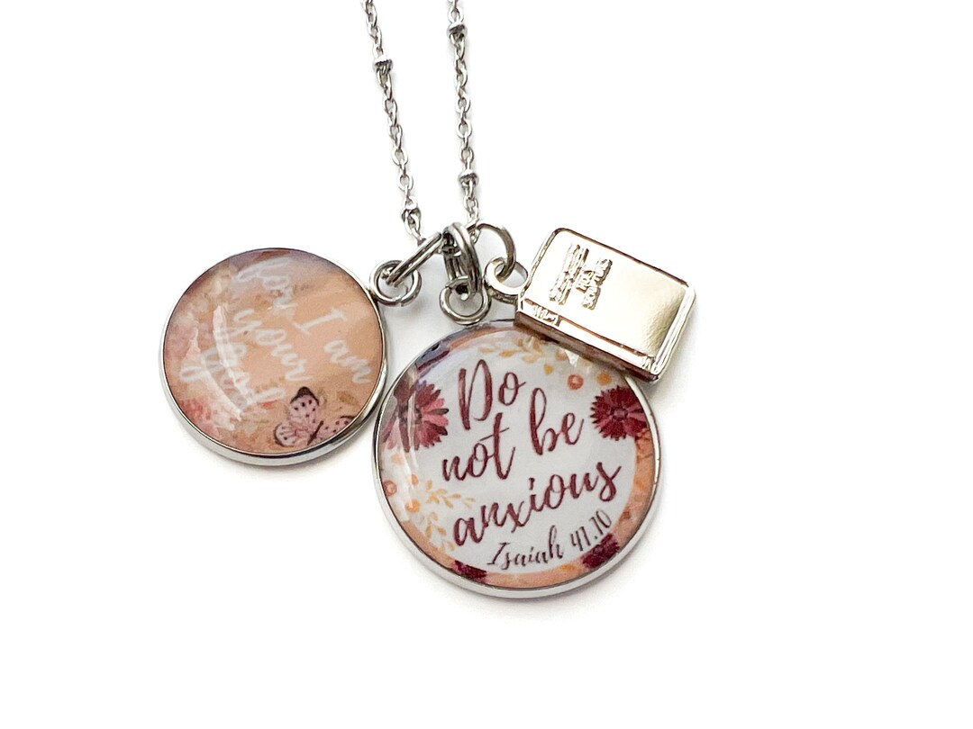 JW Jewelry Do Not Be Anxious for I Am Your God Necklace Jewelry - Etsy