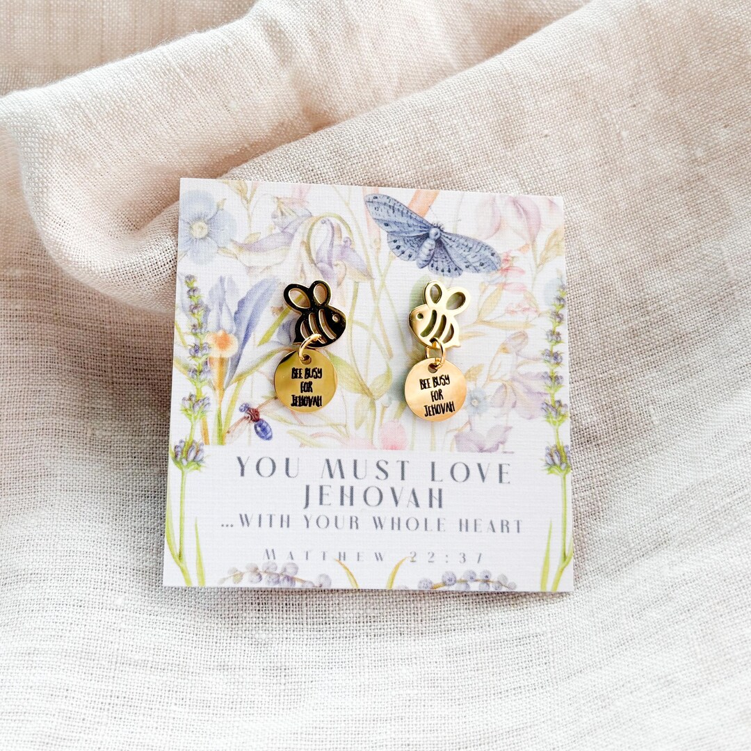 Gold Be Busy for Jehovah - JW Jewelry - Etsy