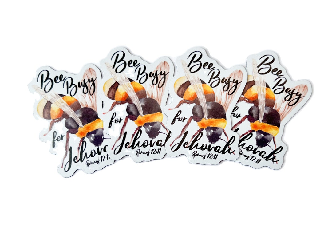 JW Mixed Magnets - Bee Busy for Jehovah - Jehovahs Witness Gifts ...