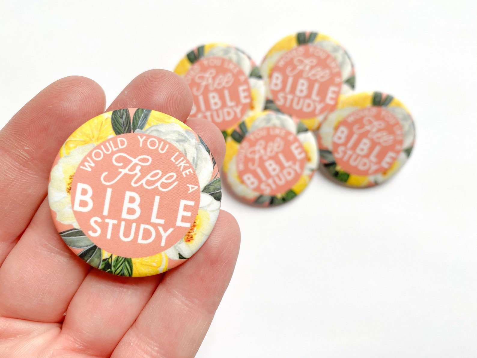 Free Bible Study Pins - JW Pioneer Field Ministry - Etsy