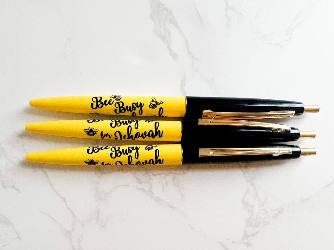 JW Gift Pens - Bee Busy for Jehovah Letter Writing Pens- Jehovah's ...