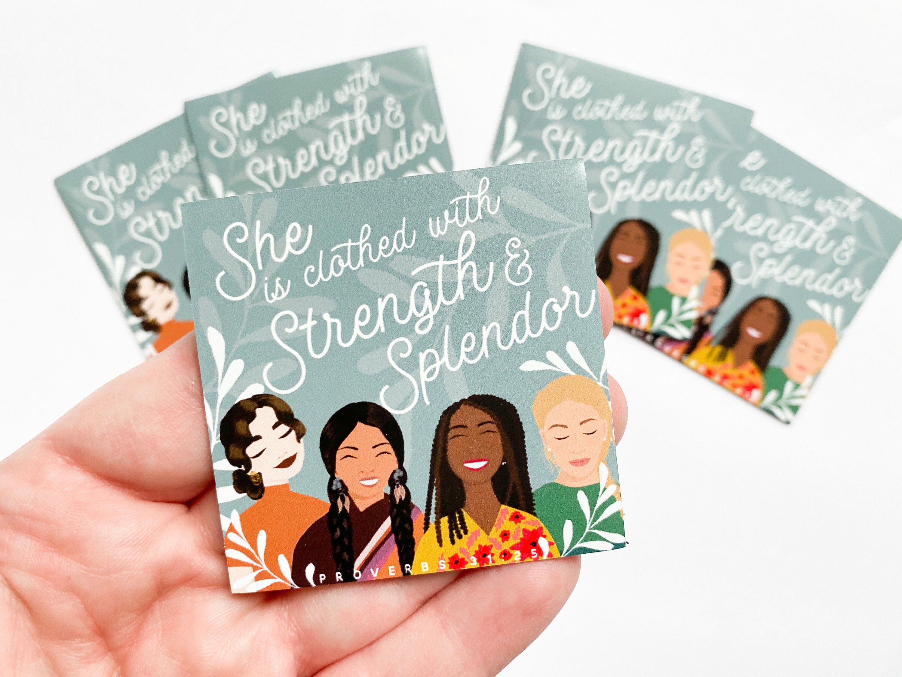 JW Magnets She is Clothed in Strength and Splendor Sister Wife Gift ...