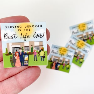 JW Stickers: Waterproof Vinyl Decals - Jehovah Witnesses - Etsy