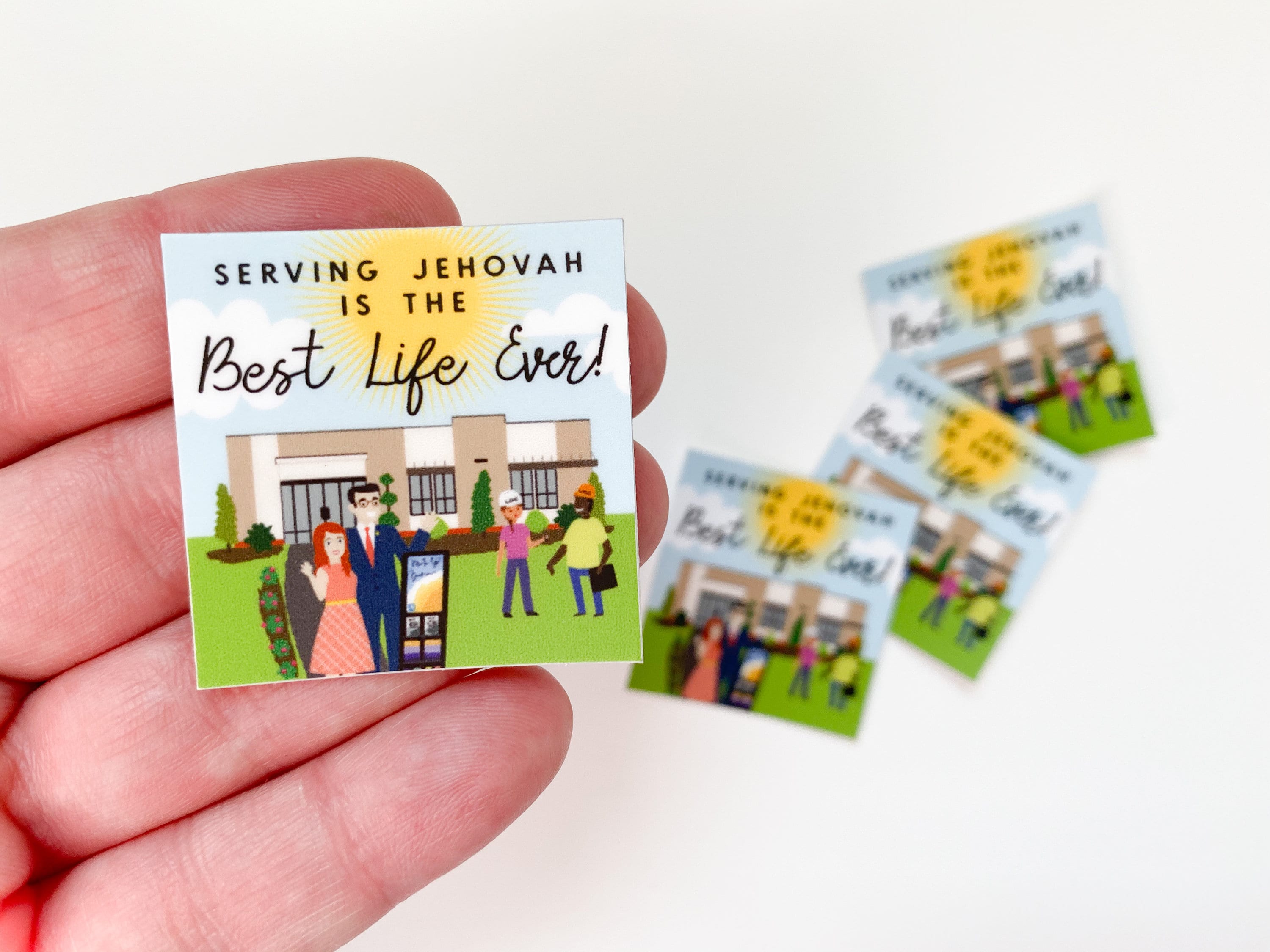 JW Sticker - Serving Jehovah is the Best Life Ever - Field Ministry LDC ...