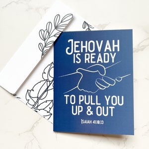JW Card Greeting Anxiety Jehovah is Ready to Pull You up and Out ...