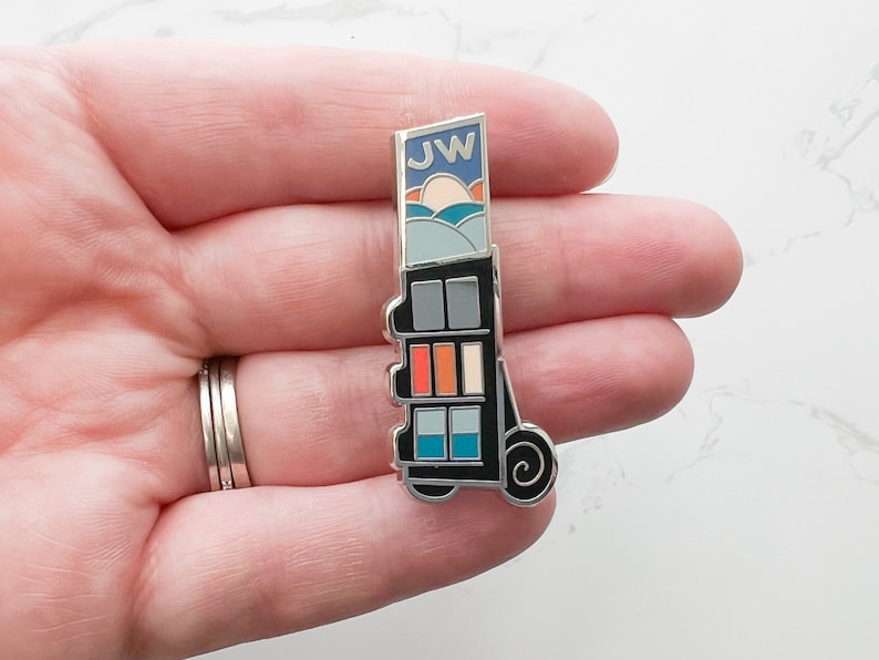 JW Enamel Pin Public Witnessing Cart SMPW Cart Field Ministry Jehovah's ...