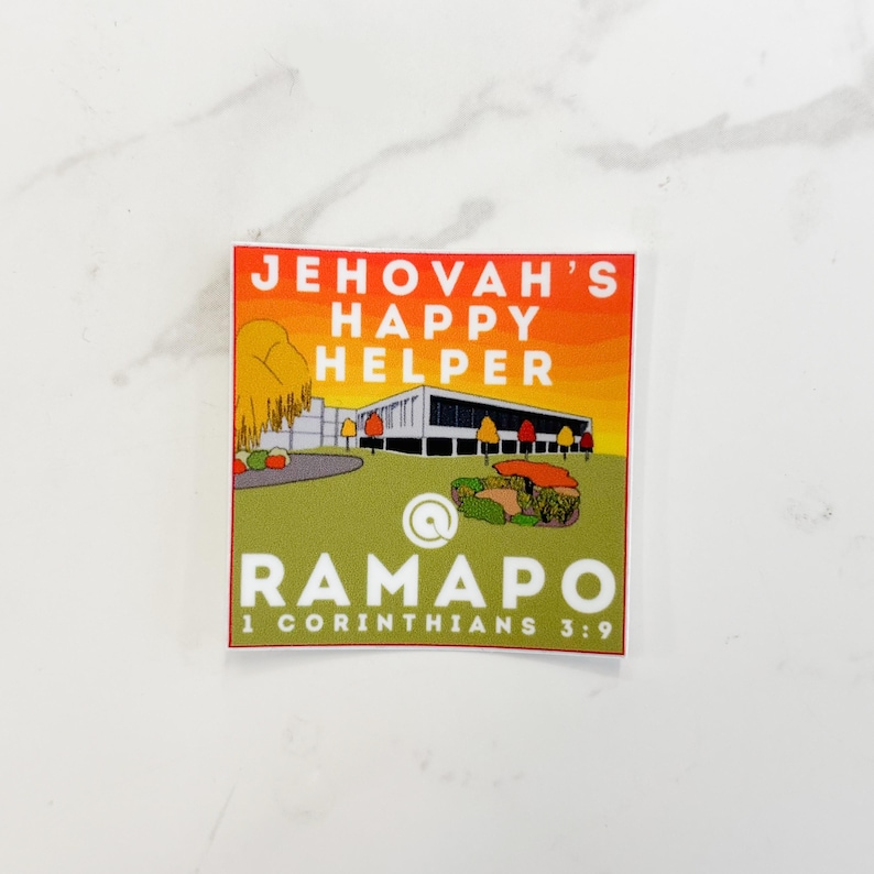 LDC DRC Volunteer Hard Hat Sticker - JW Reaching Out at Ramapo - Etsy