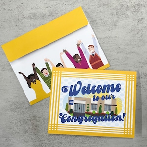 JW Card Greeting - Welcome to Our Congregation - Study, Publisher ...