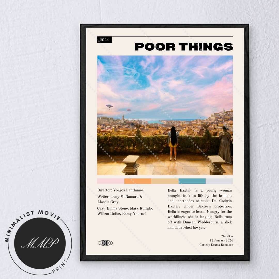Poor Things Poster DIGITAL DOWNLOAD Minimalist Movie Print Customisable ...