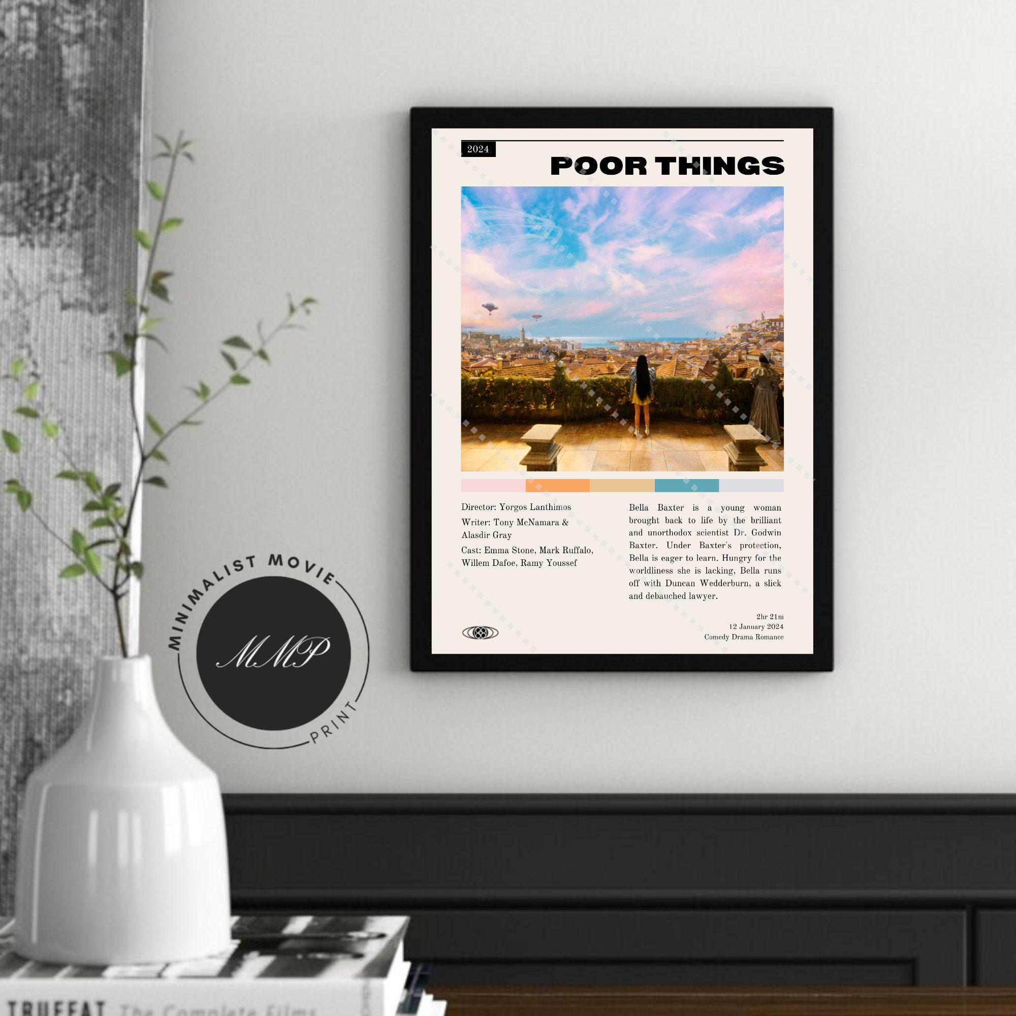 Poor Things Poster DIGITAL DOWNLOAD Minimalist Movie Print Customisable ...