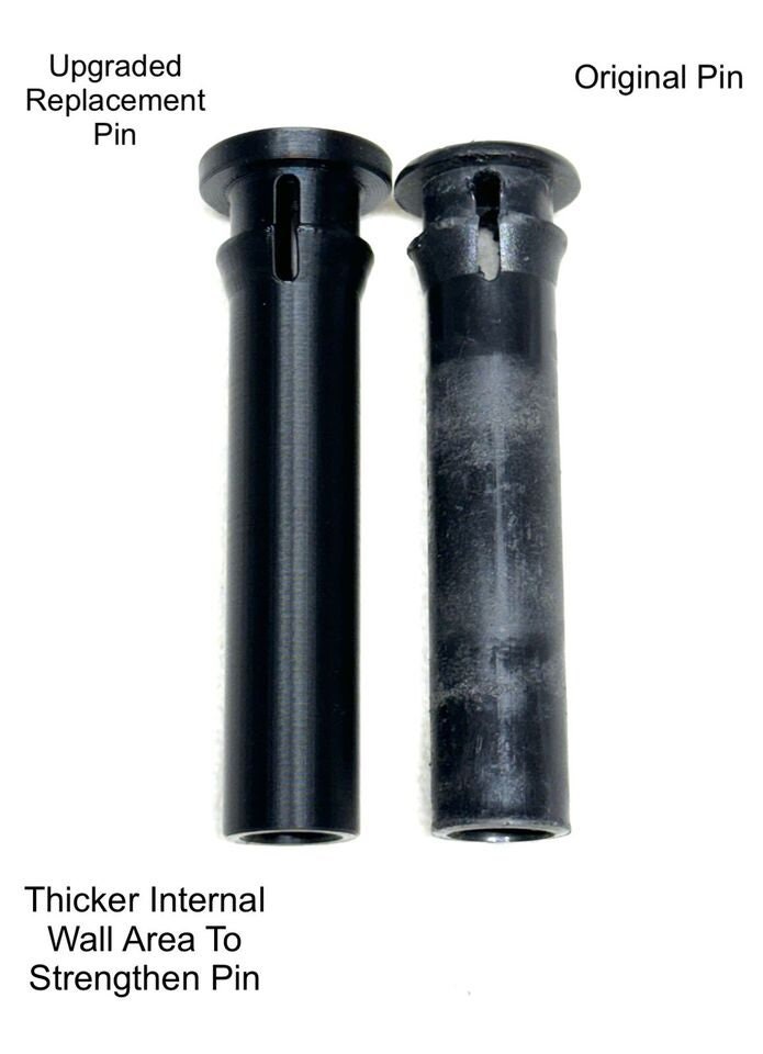 Stronger Wheelie Trash Can Bin Lid Hinge Pins 2x for Rehrig Sierra ...